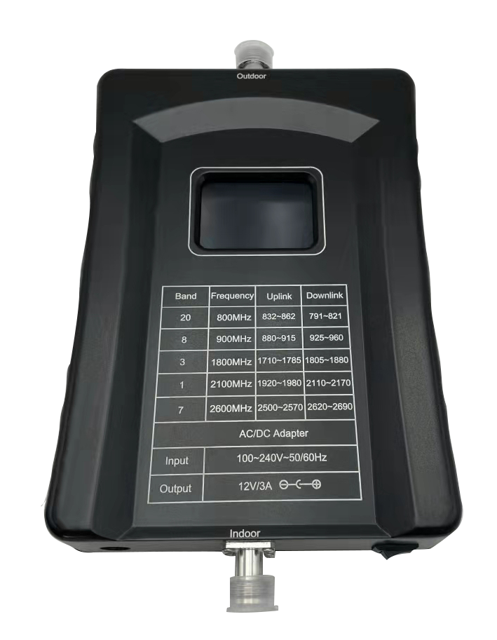 FIVE-Band cell phone signal booster - 深圳中杰通信技术有限公司